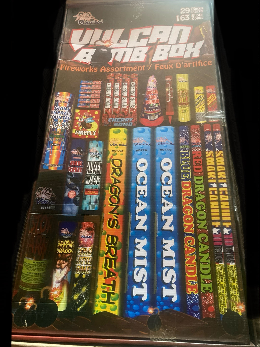 VULCAN BOMB BOX (ONTARIO ONLY) – Showtime Fireworks Canada / Knockout ...