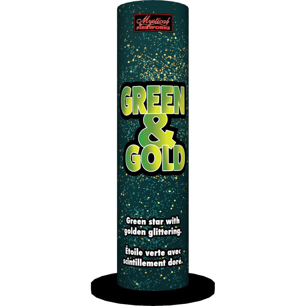 GREEN & GOLD FOUNTAIN (ONTARIO ONLY) – Showtime Fireworks Canada ...