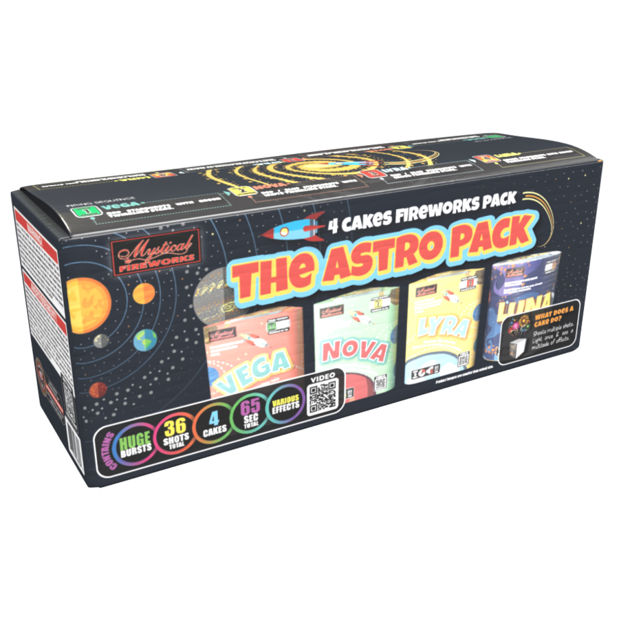 THE ASTRO PACK (BC ONLY) – Showtime Fireworks Canada / Knockout Fireworks