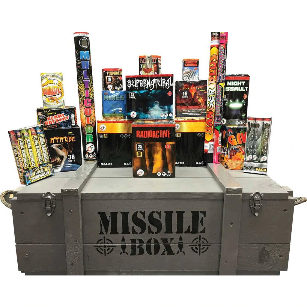 MISSILE BOX (ONTARIO ONLY) – Showtime Fireworks Canada / Knockout Fireworks
