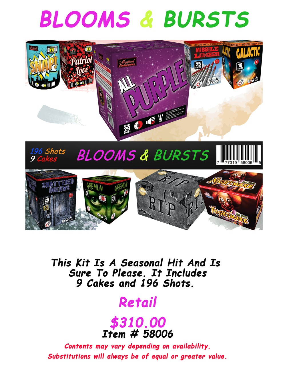 BLOOMS & BURSTS (ONTARIO ONLY) – Showtime Fireworks Canada / Knockout ...